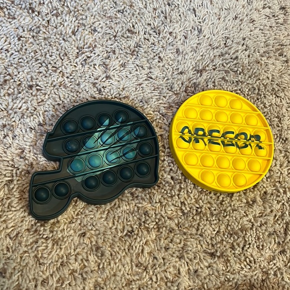 Other | Brand New Condituon Oregon Ducksfootball Popit Fidget Toys ...